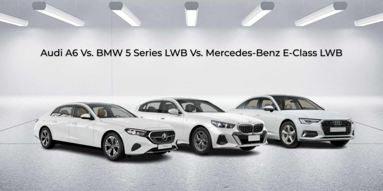 Audi A6 vs BMW 5 Series LWB vs Mercedes-Benz E-Class LWB