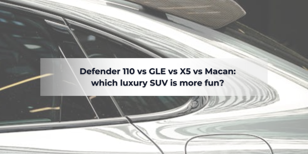 Land Rover Defender 110 vs Mercedes GLE vs BMW X5 vs Porsche Macan